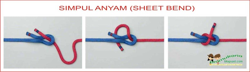 Membuat Simpul Anyam (Sheet Bend) | SAKA WANABAKTI MAMUJU